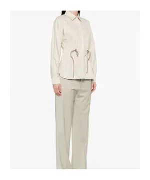 Max Mara Tazzina Drawstring Shirt - Beige