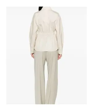 Max Mara Tazzina Drawstring Shirt - Beige
