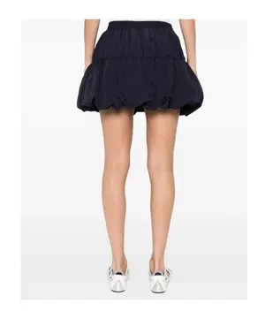 Sea Mirian Bubble-hem Ruffled Mini Skirt