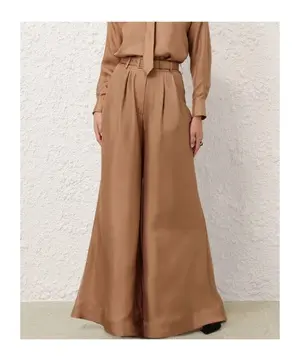 Zimmermann Pleated Belted Trousers