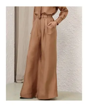 Zimmermann Pleated Belted Trousers