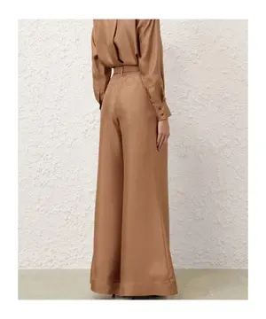 Zimmermann Pleated Belted Trousers