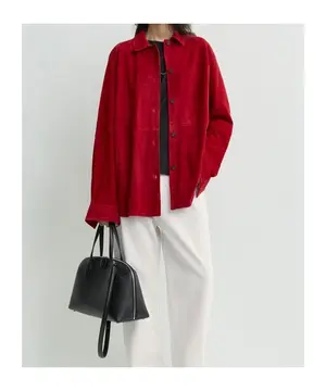 TOTEME Buttoned Suede Overshirt