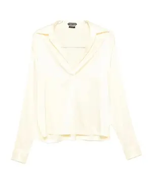 TOM FORD V-neck Long Sleeve Top - Ycm