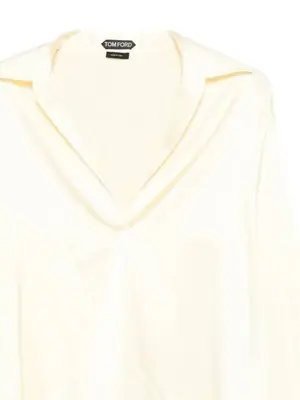 TOM FORD V-neck Long Sleeve Top - Ycm