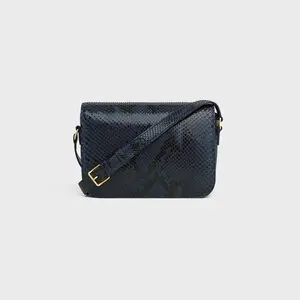 Celine Classique Triomphe Bag In Python