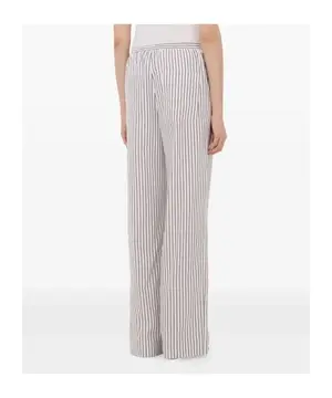 Loulou De Saison Striped Wide-leg Pants - White