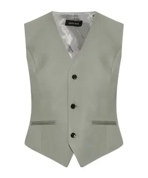 ANINE BING Anine Bing Mario Buttoned Vest Gray