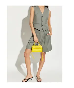 ANINE BING Mario Buttoned Vest - Grey