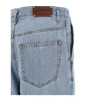 Dries Van Noten Pleated Wide-leg Jeans