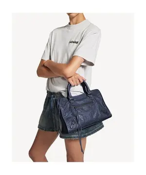 Balenciaga Le City Small Shoulder Bag - Black