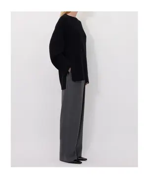 Loulou De Saison Safi Oversized Knitwear - Black