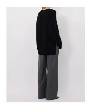 Loulou De Saison Safi Oversized Knitwear - Black