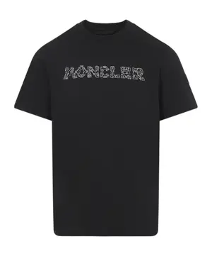Moncler Short-sleeved Crewneck T-shirt - Black
