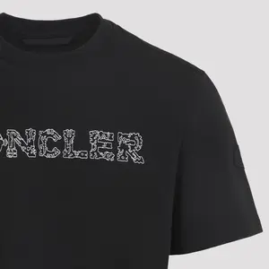 Moncler Short-sleeved Crewneck T-shirt - Black