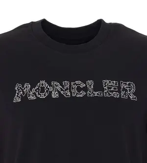 Moncler Short-sleeved Crewneck T-shirt - Black