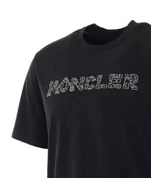 Moncler Short-sleeved Crewneck T-shirt - Black