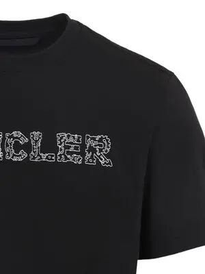 Moncler Short-sleeved Crewneck T-shirt - Black