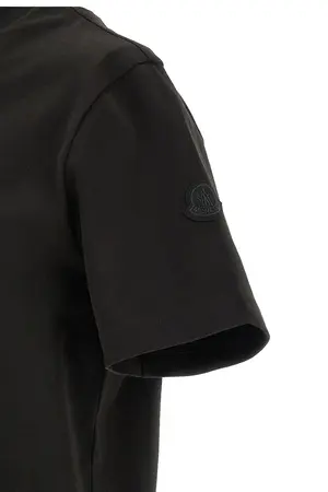 Moncler Short-sleeved Crewneck T-shirt - Black