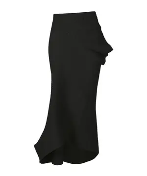 Issey Miyake Asymmetrical Midi Skirt