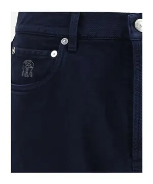 Brunello Cucinelli Iconic Fit Five-pocket Jeans - Black