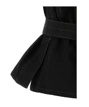 LEMAIRE Belted Chasuble Vest - Black