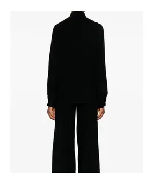 Ermanno Scervino Floral Embroidered Silk Shirt