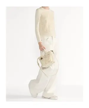 Dior Small Toujours Vertical Tote Bag - Latte