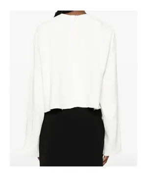 TOTEME Long Sleeve Crewneck Top