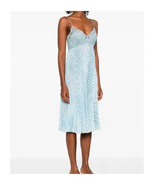 Ermanno Scervino Embroidered Lace Midi Dress