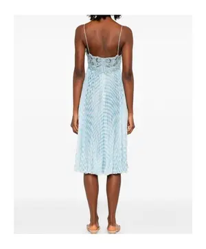 Ermanno Scervino Embroidered Lace Midi Dress