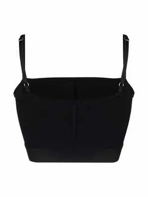 TOM FORD Logo Strap Bralette - Black