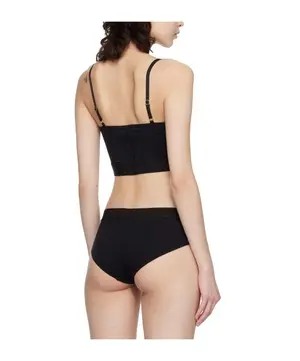 TOM FORD Logo Strap Bralette - Black