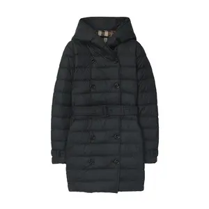 Burberry Short Hooded Puffer Coat - Black