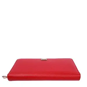 Dolce & Gabbana Logo Details Wallet - Red