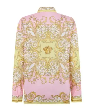 Versace Printed Long-sleeved Shirt