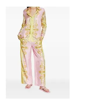 Versace Printed Long-sleeved Shirt