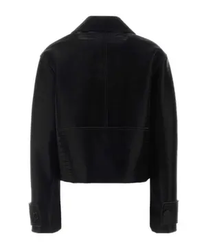 Gucci Double Breasted Leather Jacket