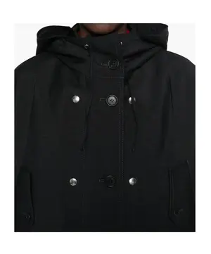 Prada Button-up Hooded Jacket