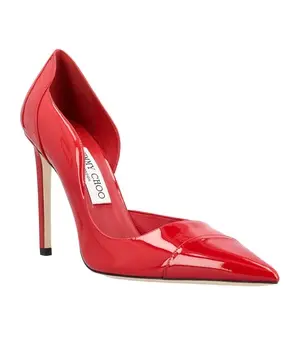 JIMMY CHOO Brigitte Pointed Toe Pumps - Red