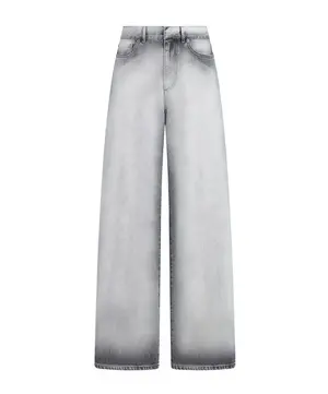 Dior Flared Jeans In Washed Denim - No