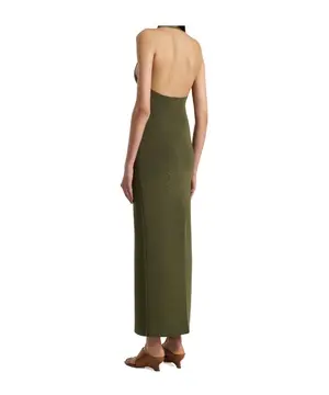 Khaite Mahi Halter Neck U-neck Dress