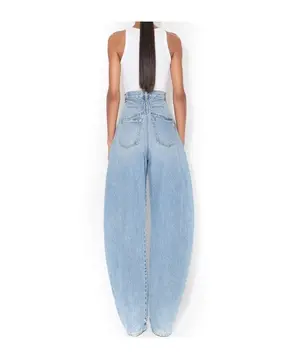 Alaïa Ribbed Tank Top With Darts - Blanc