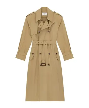 Saint Laurent Double-breasted Trench Coat
