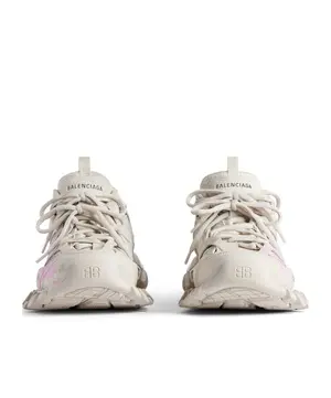 Balenciaga Track Sneakers - Beige/pink