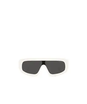 Prada Geometric Frame Sunglasses - Black