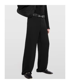 Gucci Silk Satin Georgette Pants