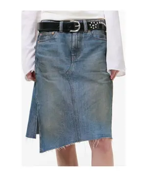 Our Legacy Midi A-line Denim Skirt