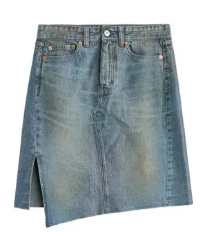 Our Legacy Midi A-line Denim Skirt - No