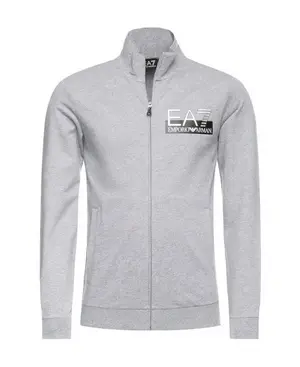 EA7 Logo Collar Zip-up Jacket
